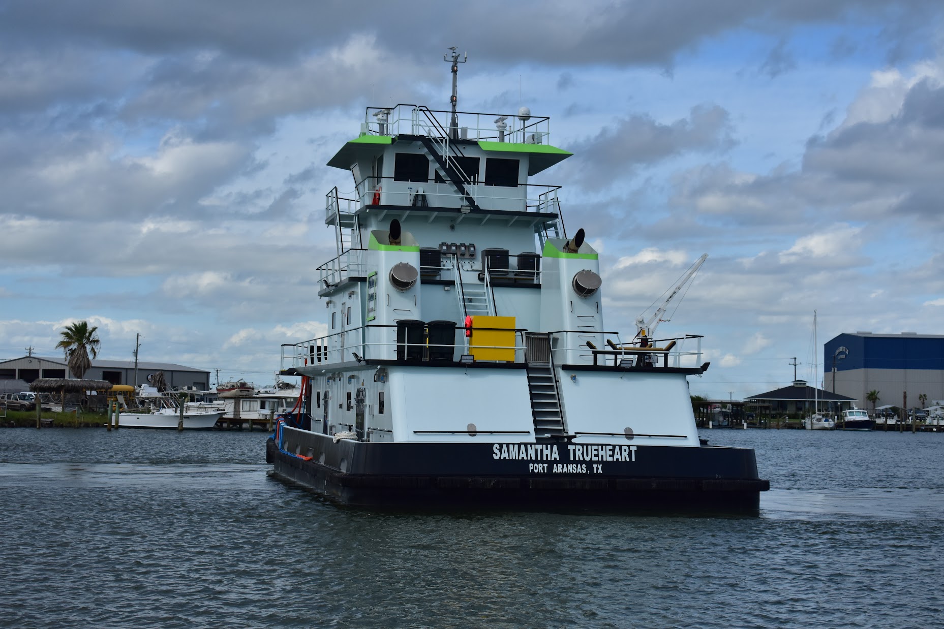 Lydia Ann Channel Fleet christens new towboat in Texas - DredgeWire ...