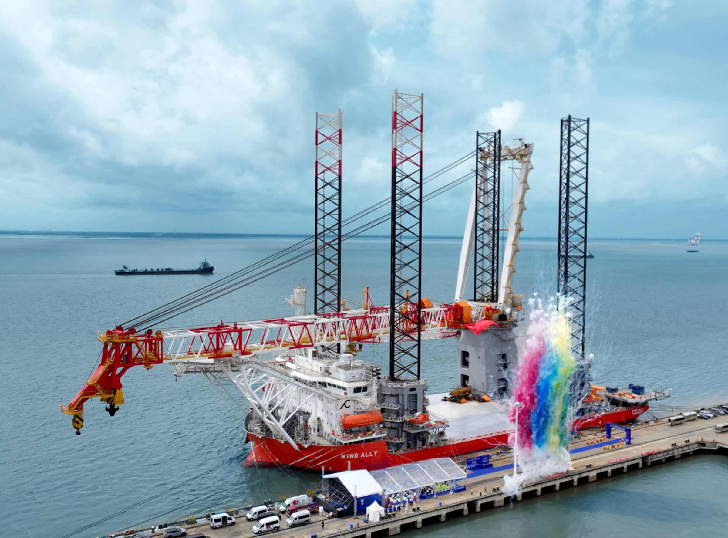 Cadeler takes delivery of its first A-class vessel, Wind Ally - Marine Log